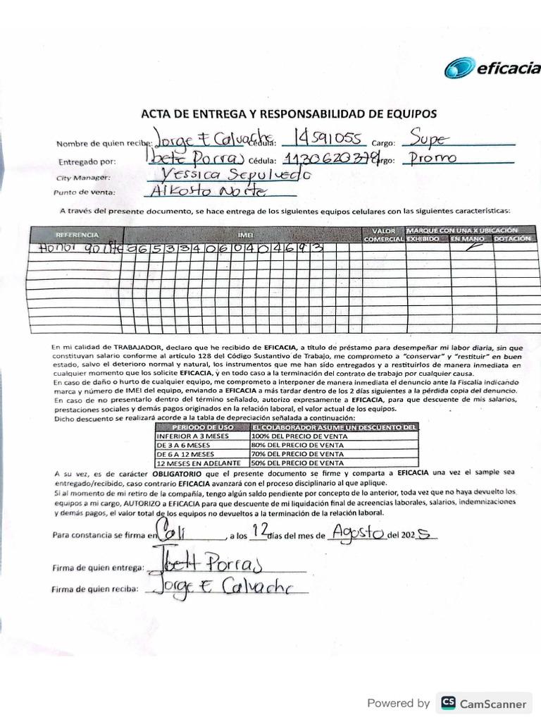 Recibido Ibett Porras | PDF