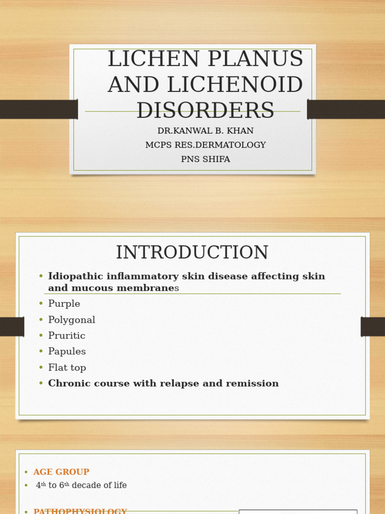 Lichen Planus (1) | PDF | Medical Specialties | Diseases And Disorders