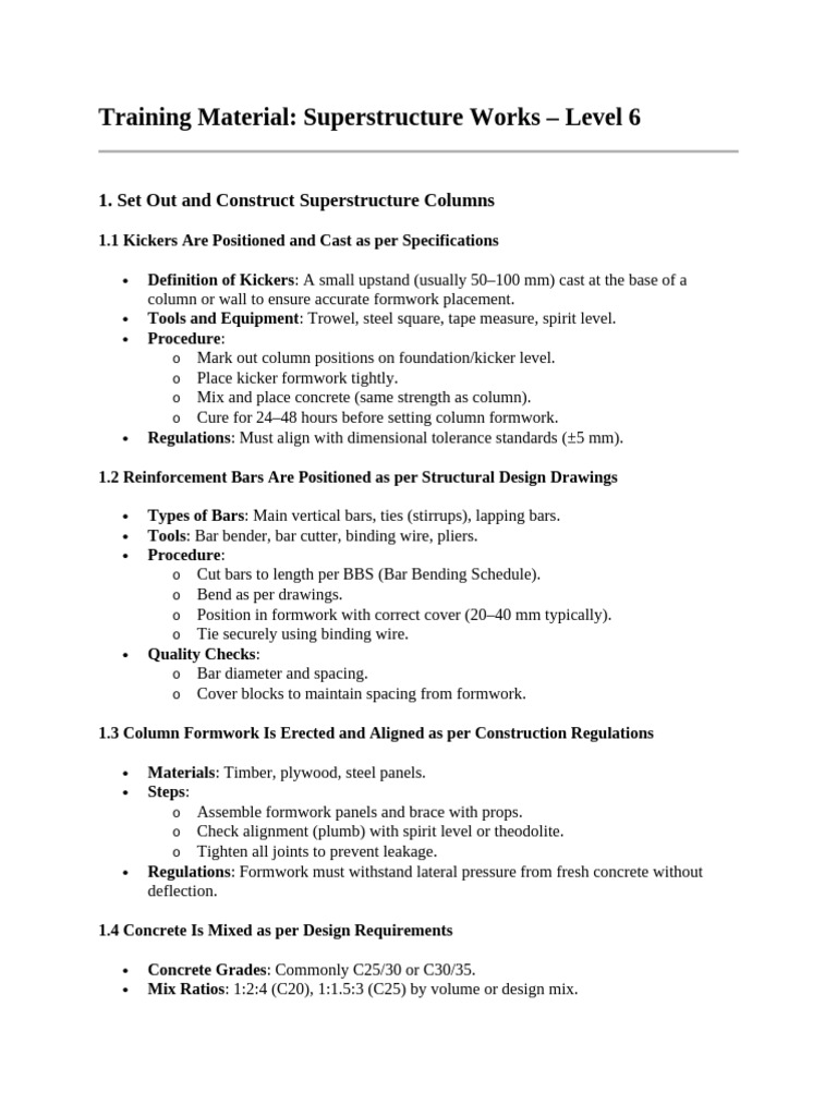 Superstructure Level 6 | PDF | Concrete | Roof