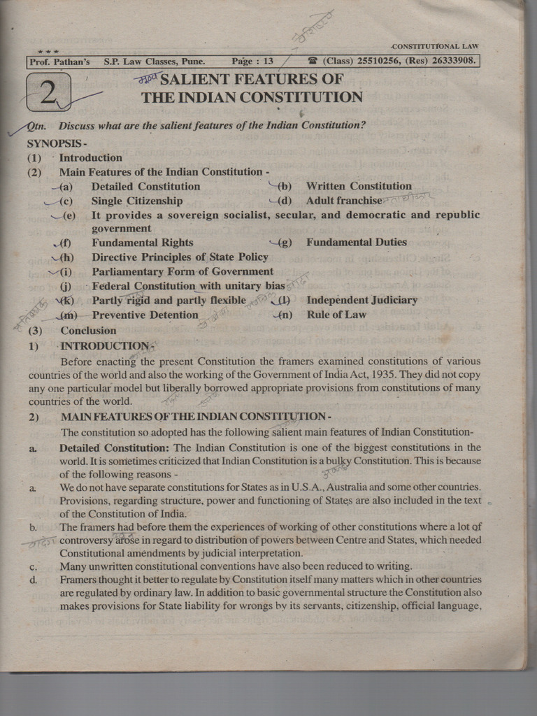 Constitution Law Assignment 1 | PDF
