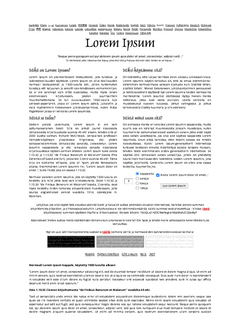 Fi Lipsum | PDF