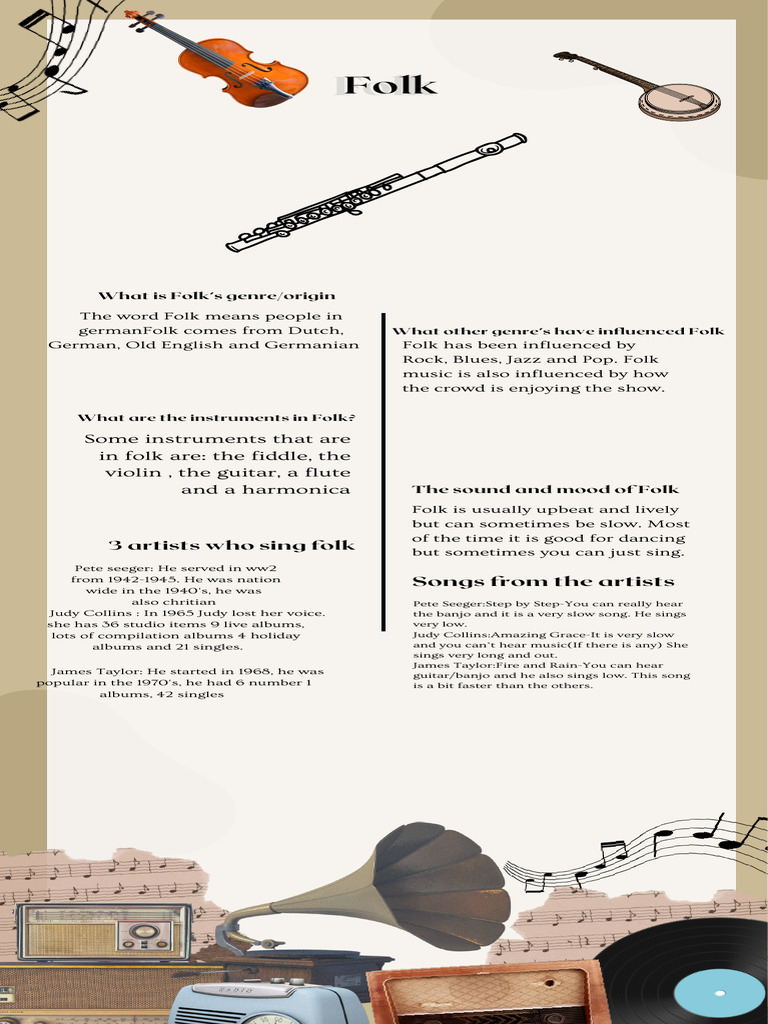 Overview of Folk Music Instruments | PDF