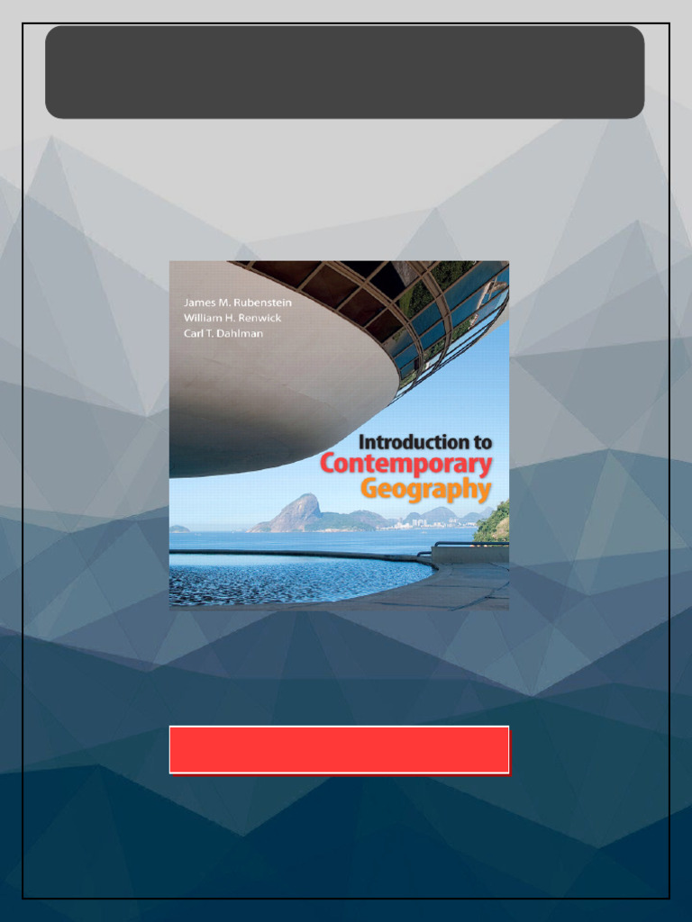 Test Bank for Introduction to Contemporary Geography James M ...