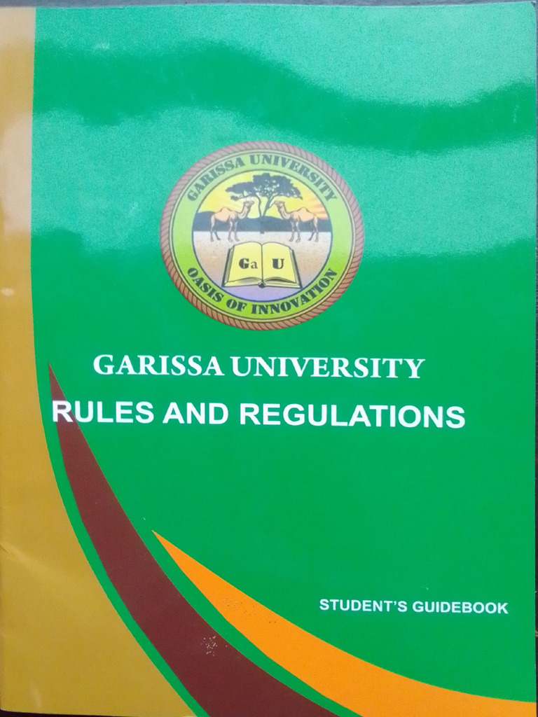 Garissa University Rules and Regulations | PDF