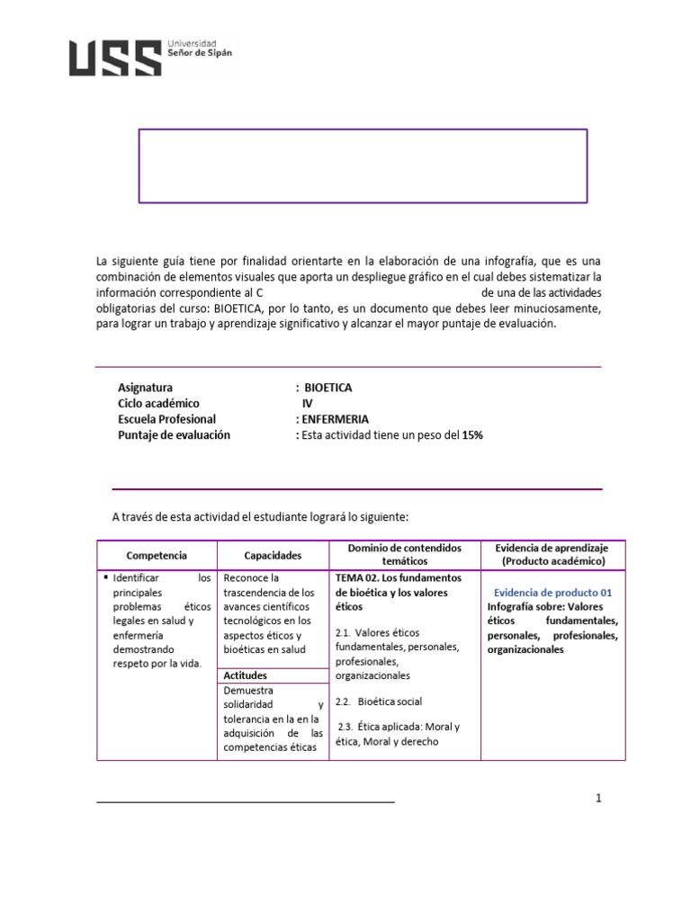 Guía RA1 (1) | PDF | Infografia | Bioética