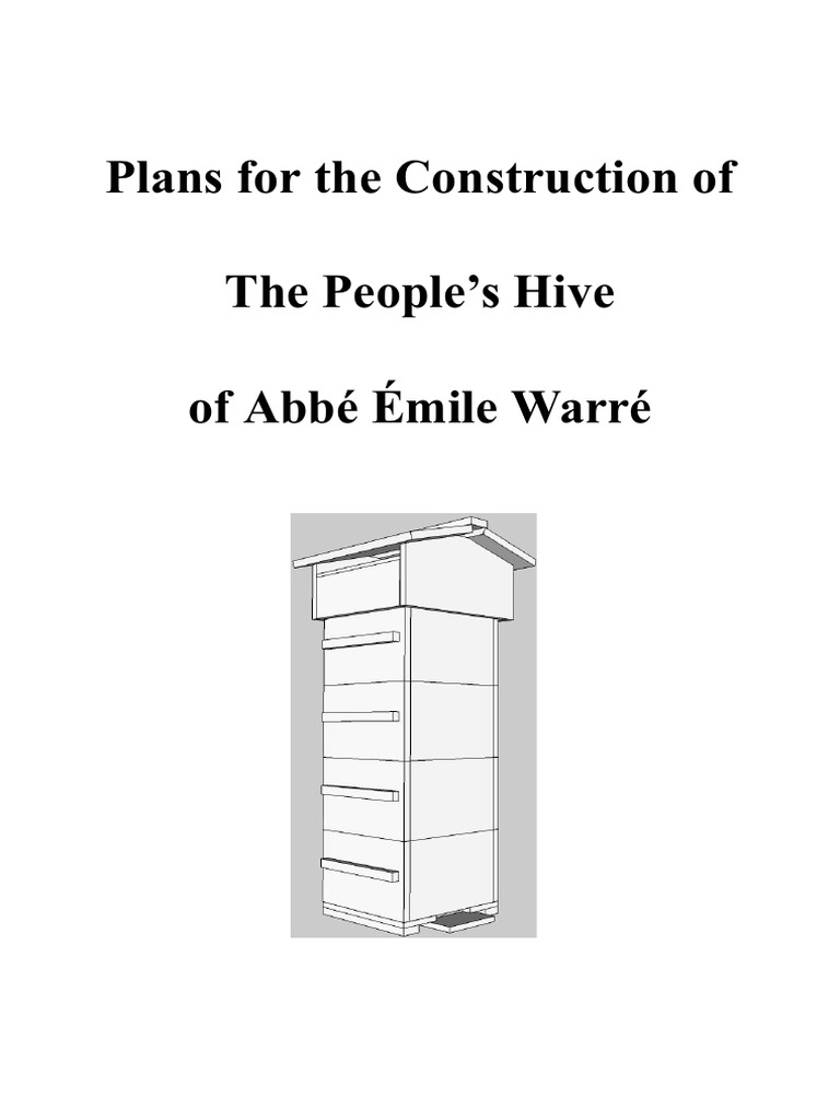 Warré Hive Construction Plans Guide | PDF | Roof | Beehive