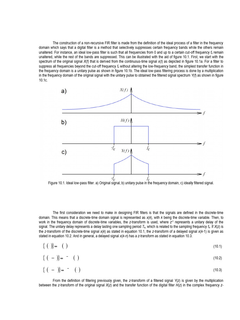 11 Fir-Iir | PDF | Filter (Signal Processing) | Low Pass Filter