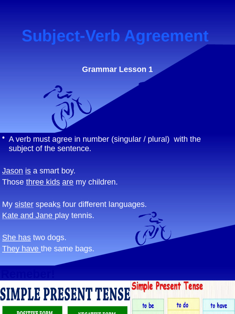 Subject-Verb Agreement 2 | PDF