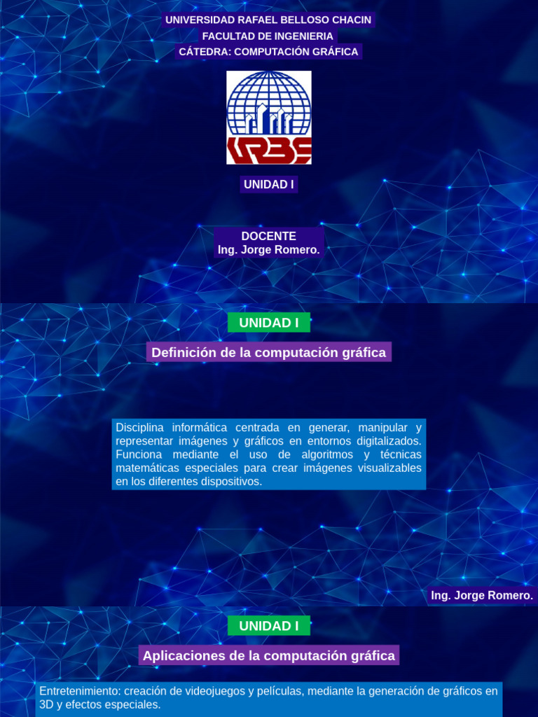 Computación Gráfica - Unidad I | PDF | Interfaces gráficas de usuario | Informática