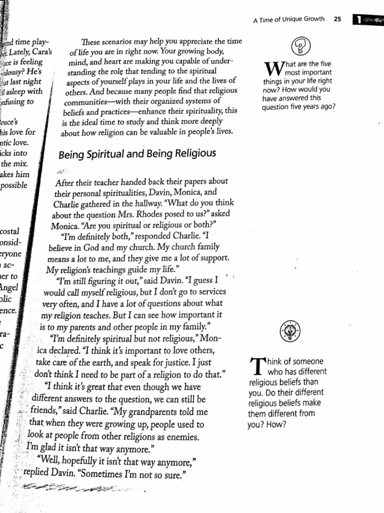 Being Spiritual Being Religious | PDF