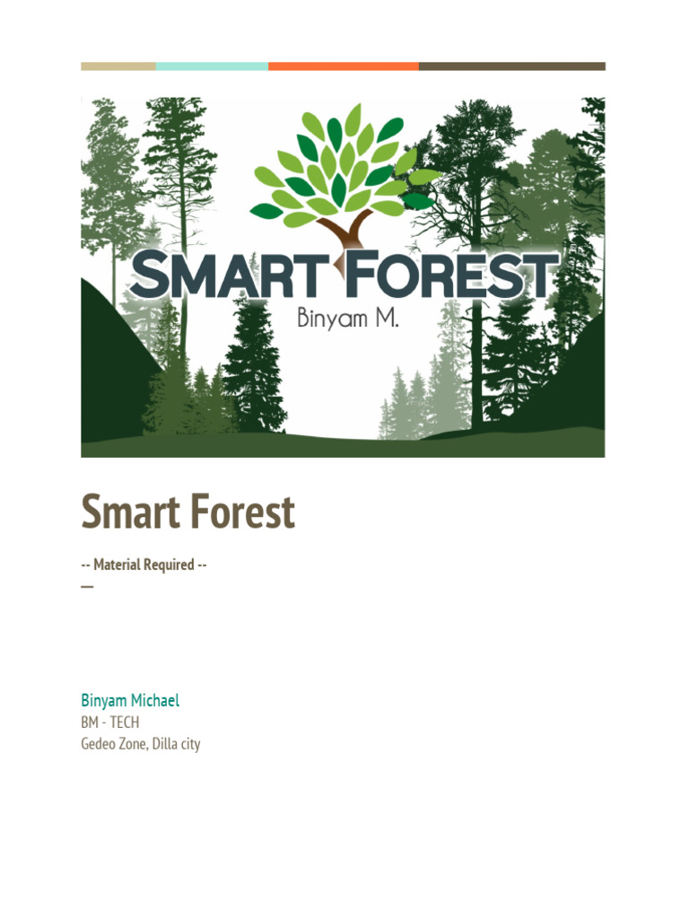 SMART FOREST - Material Required | PDF | Sensor | Electrical Engineering