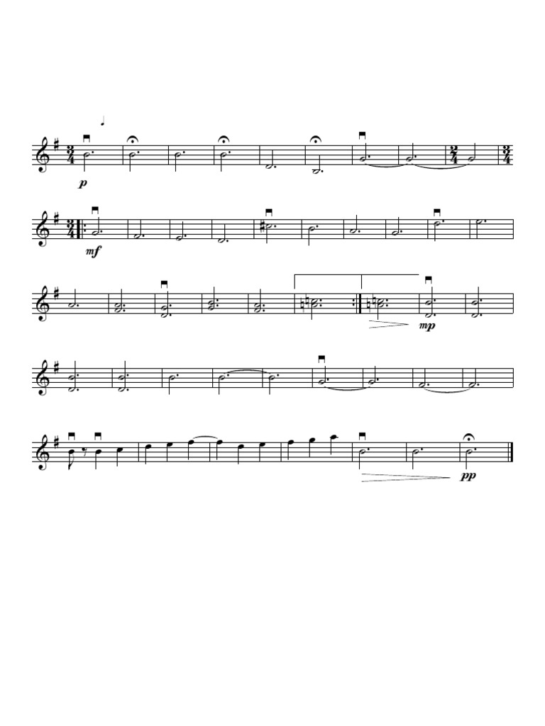 Theme From UP - Pixar - Violin 2 | PDF