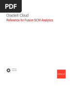 Oracle Fusion SCM Table Names | PDF