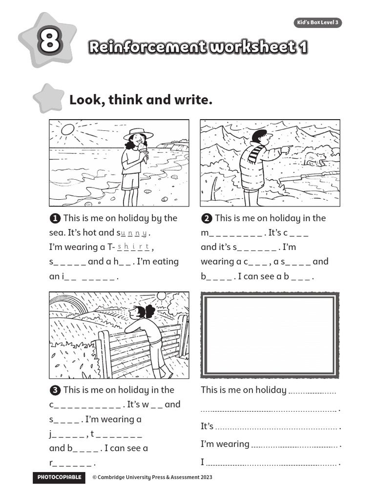 Kid's Box Level 3 Worksheets | PDF