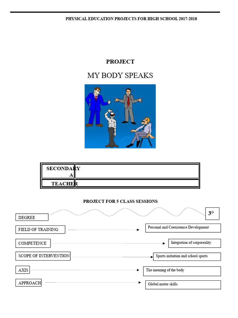 Third Grade Project Secondary Pdf Physical Education Teachers