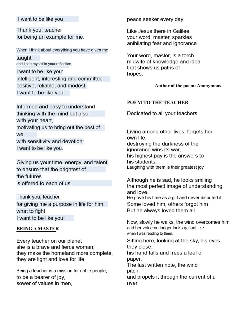 I Want To Be Like You | PDF