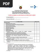 CKAPS Inspection Checklist for Clinics | PDF | Patient | Health ...