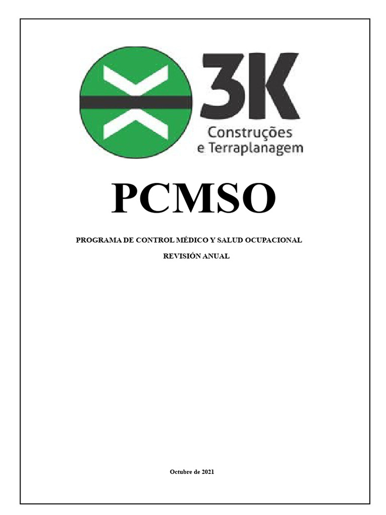 Pcmso Modelo Vale | PDF | Seguridad y salud ocupacional | Examen físico