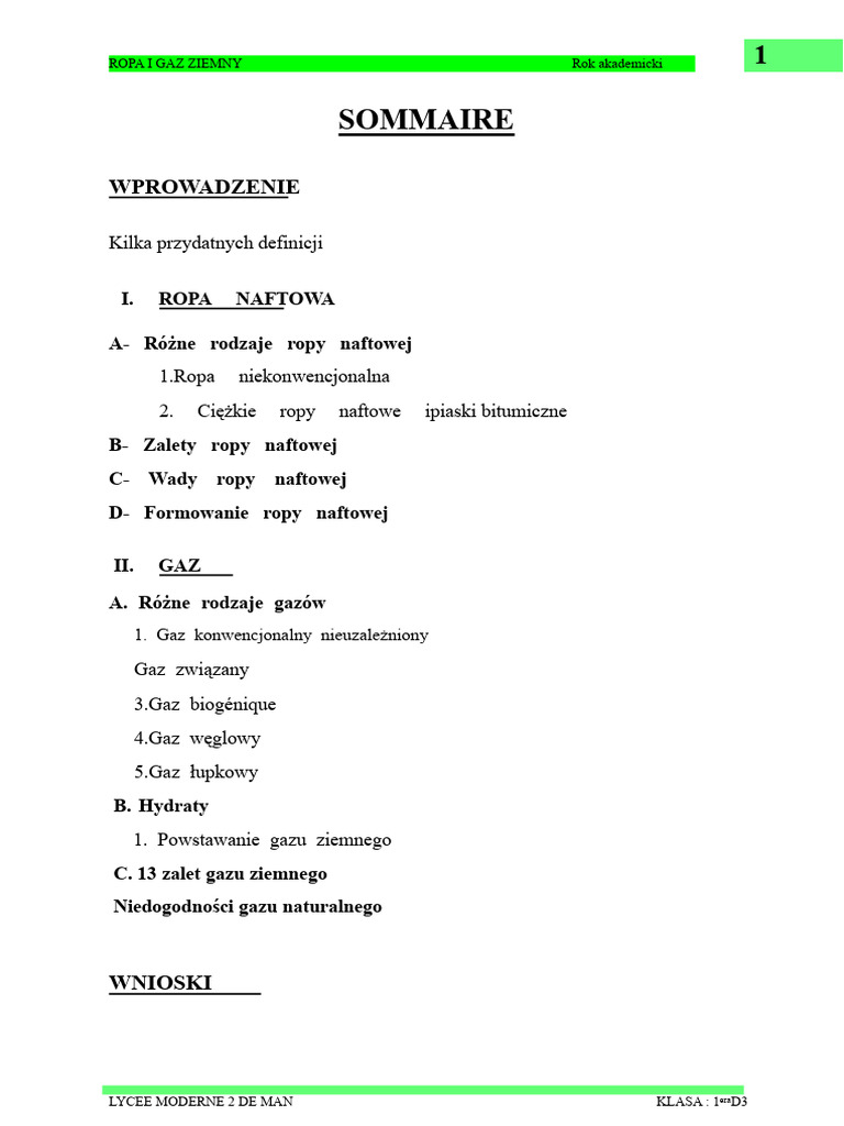 Eksploatacja Ropy Naftowej I Gazu | PDF