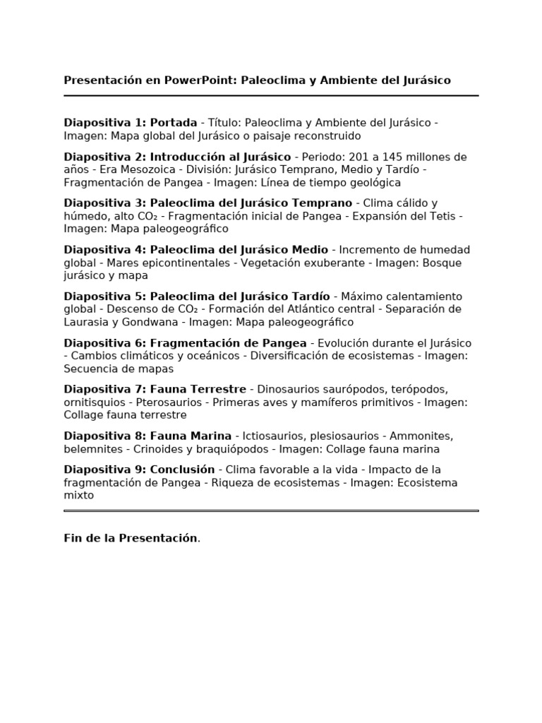 Paleoclima y Ambiente del Jurásico | PDF