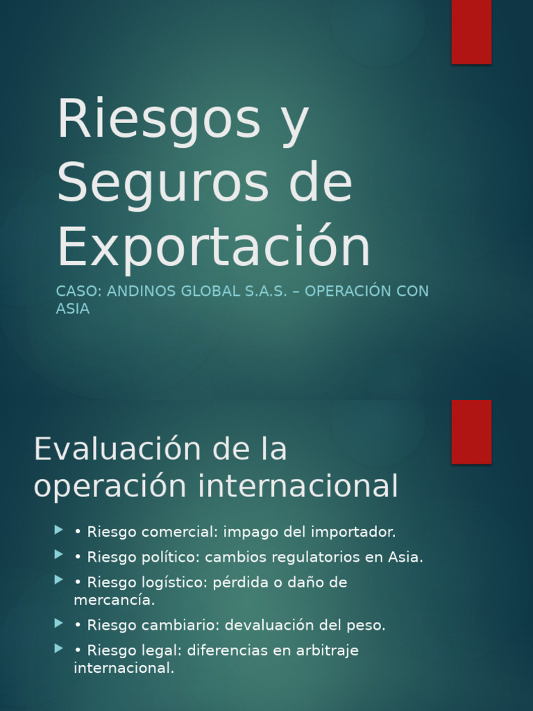 PAGO Y RIESGO EN EL COMERCIO INTERNACIONAL UND 3 | PDF