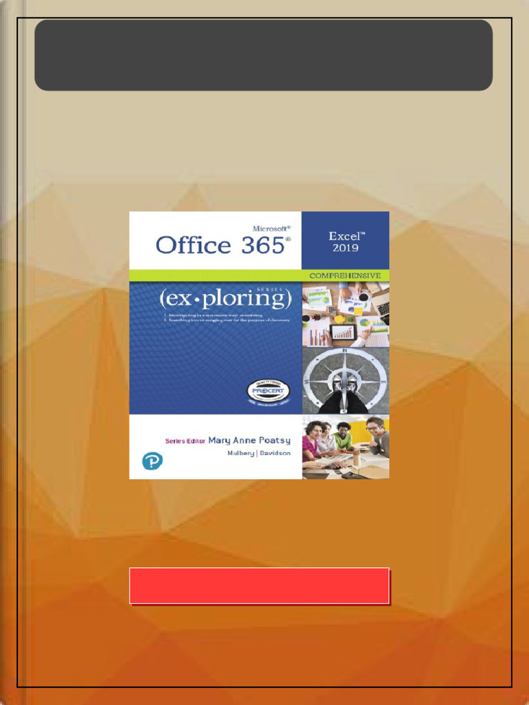 Solution Manual for Exploring Microsoft Office Excel 2019 Comprehensive ...