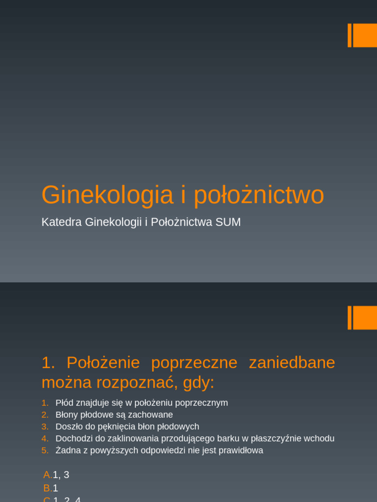 Ginekologia i położnictwo LEK | PDF