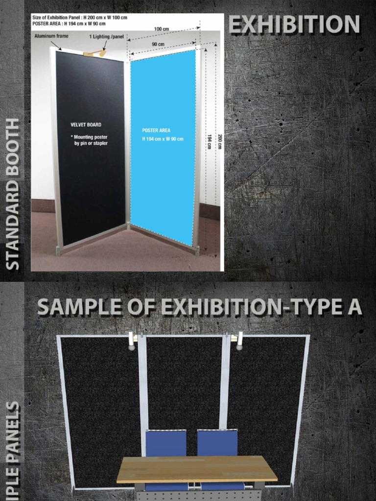 Standard Exhibition Panel and Sample Setup | PDF