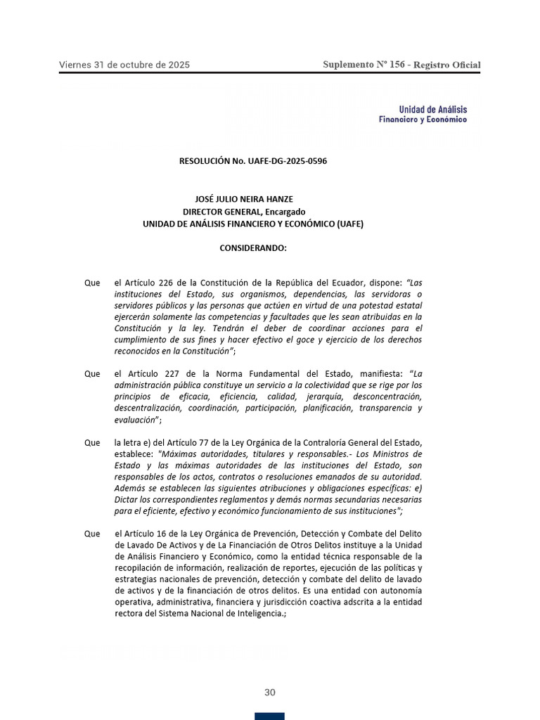 Requisitos para Inactivación de Código UAFE | PDF | Administración ...