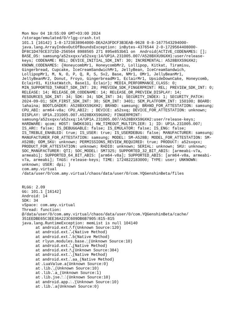 RLGG Crash | PDF | Mobile Computers | Software
