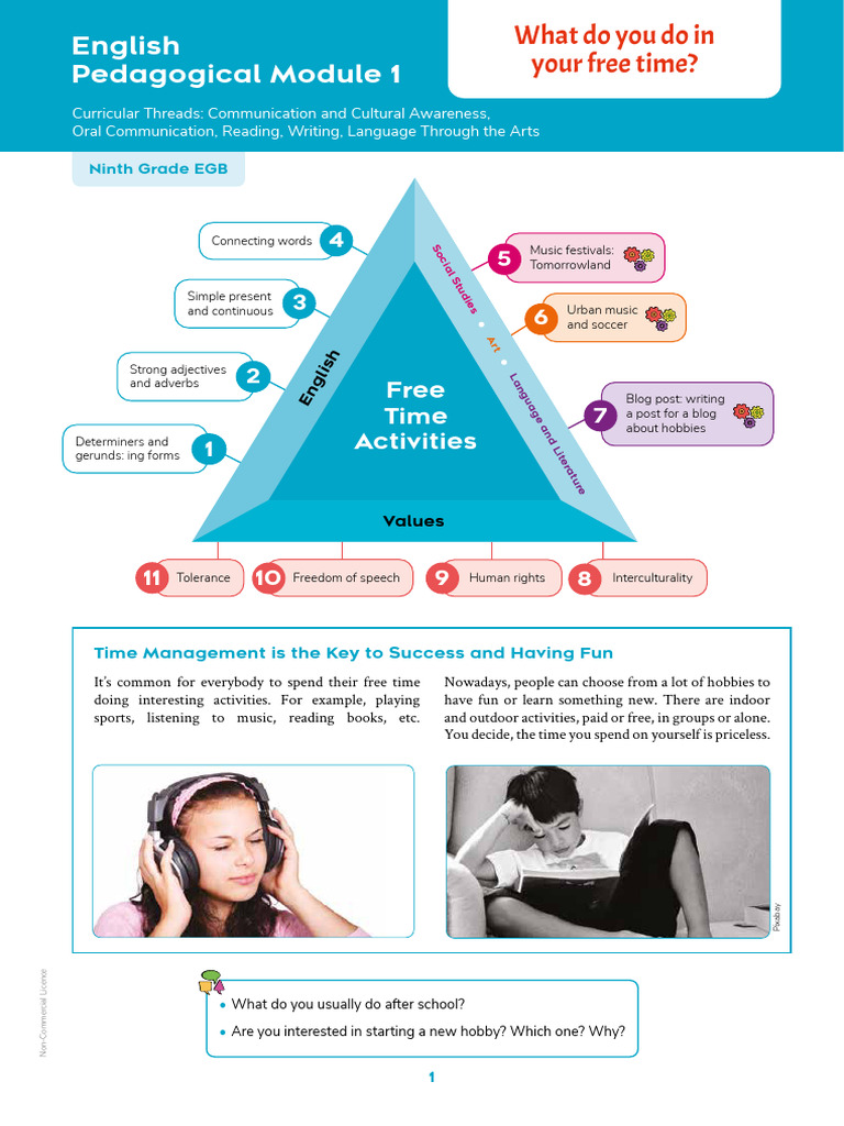 Ninth Grade English Values Curriculum | PDF