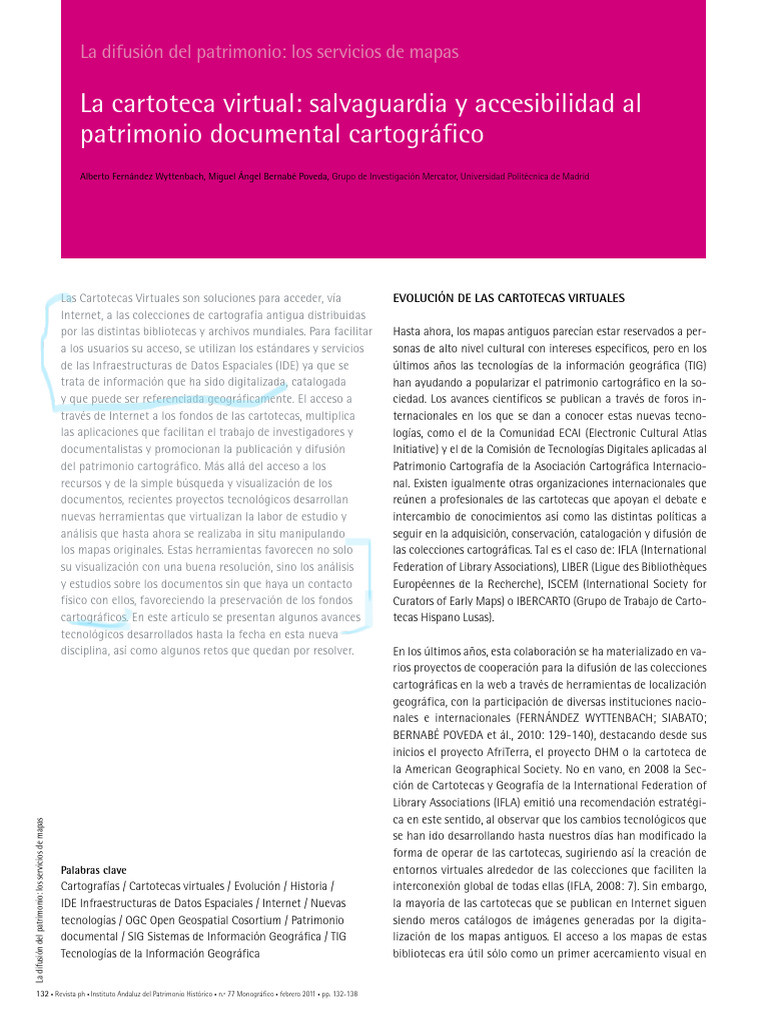 FERNANDEZ Cartoteca Virtual | PDF | Sistema de información geográfica ...