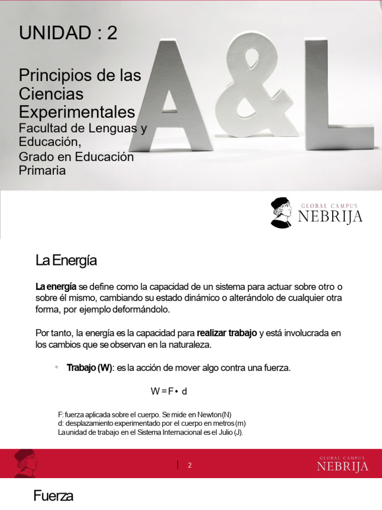 Principios de Energía y Fuerza en Física | PDF | Fuerza | Electricidad