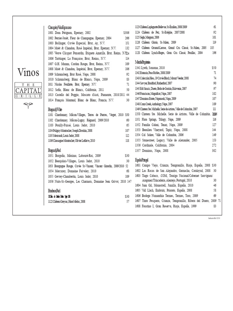 Vinos y Champagnes 2007-2010: Guía Completa | PDF | Variedades de uva ...
