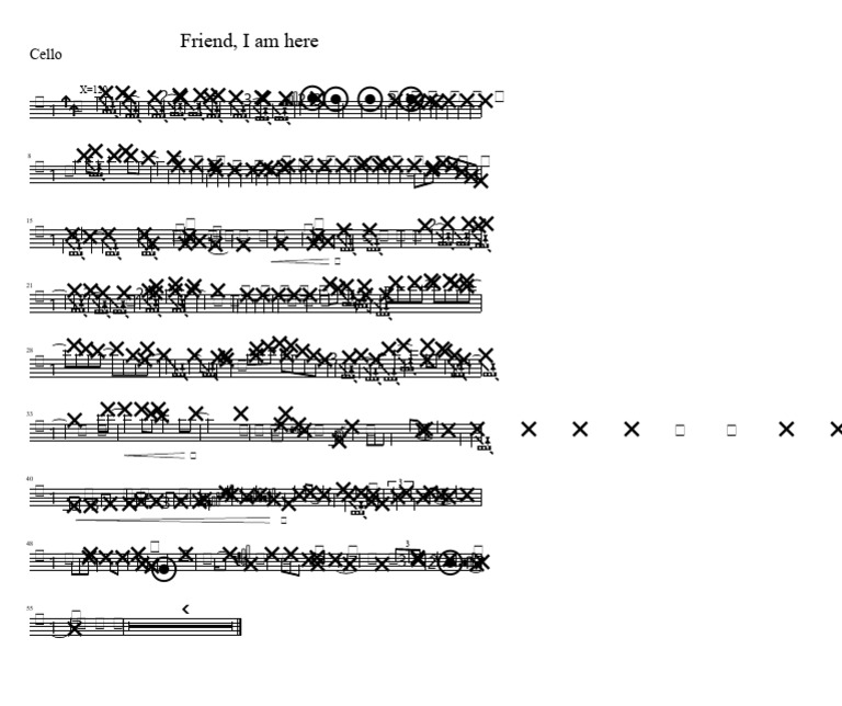 Friend - I - Am - Here Cello and Violin-Cello | PDF