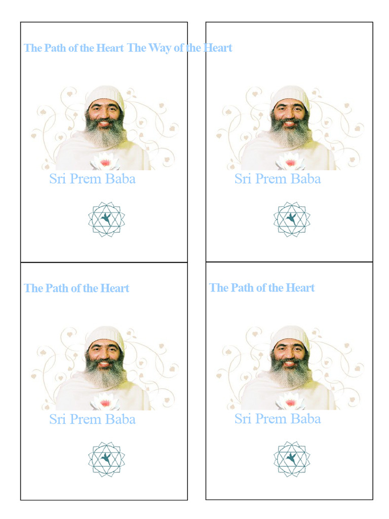 Notebook - The Way of The Heart - Sri Prem Baba | PDF | Shiva | Mantra