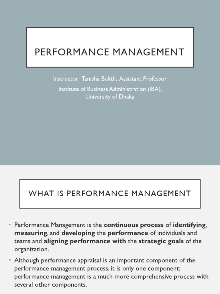 ACMP PM3 - Performance Management - 2024 | PDF | Performance Appraisal ...