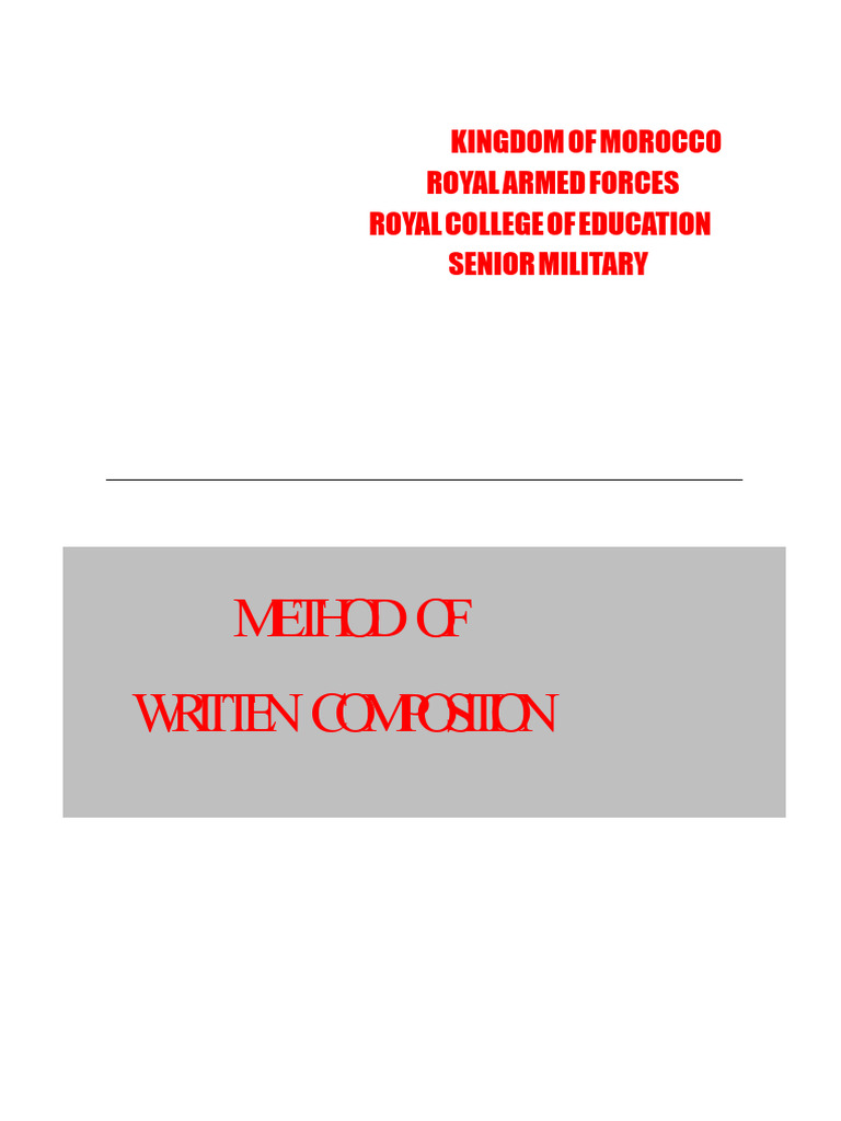 Effective Composition Method for Decision-Makers | PDF | Reason | Idea