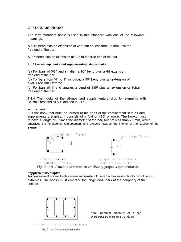 Standard Hook and Coatings - Standard E-060 | PDF | Prestressed ...