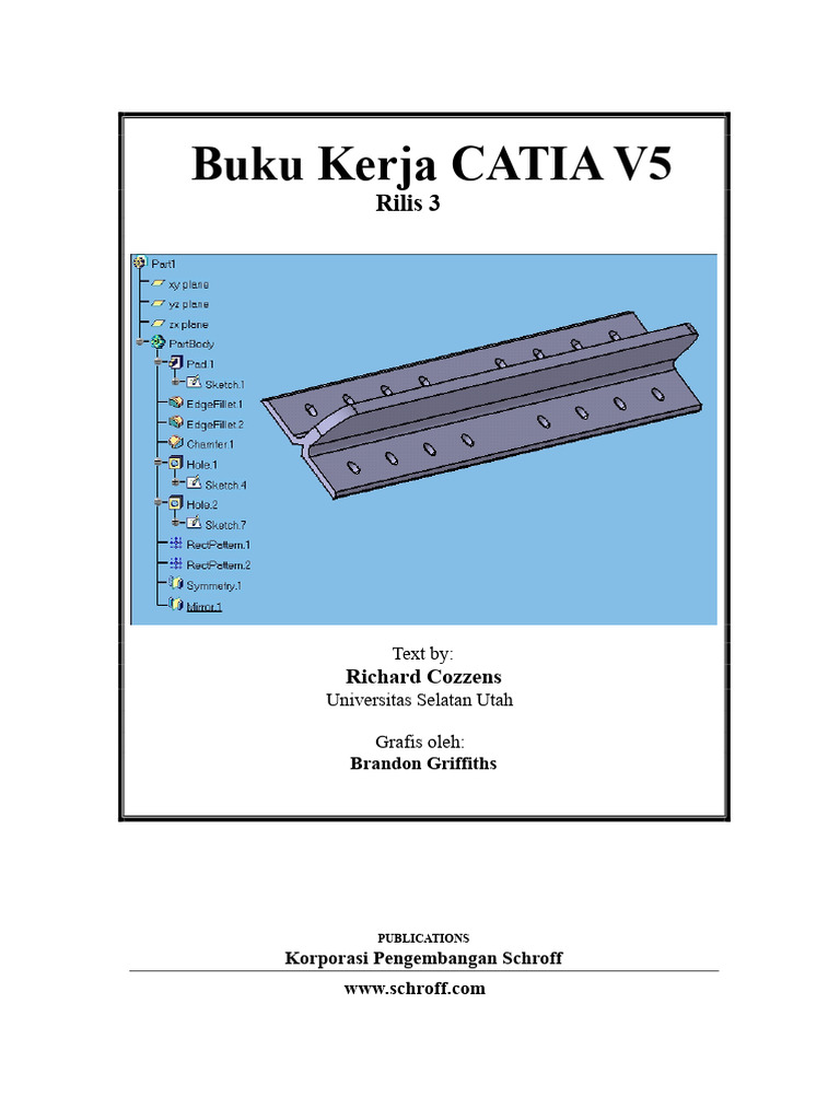 Panduan Dasar CATIA V5: Sketcher Workbench | PDF