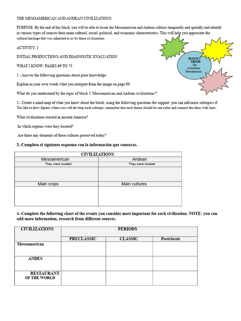 THE MESOAMERICAN AND ANDES CIVILIZATIONS.docx | PDF | Mesoamerica