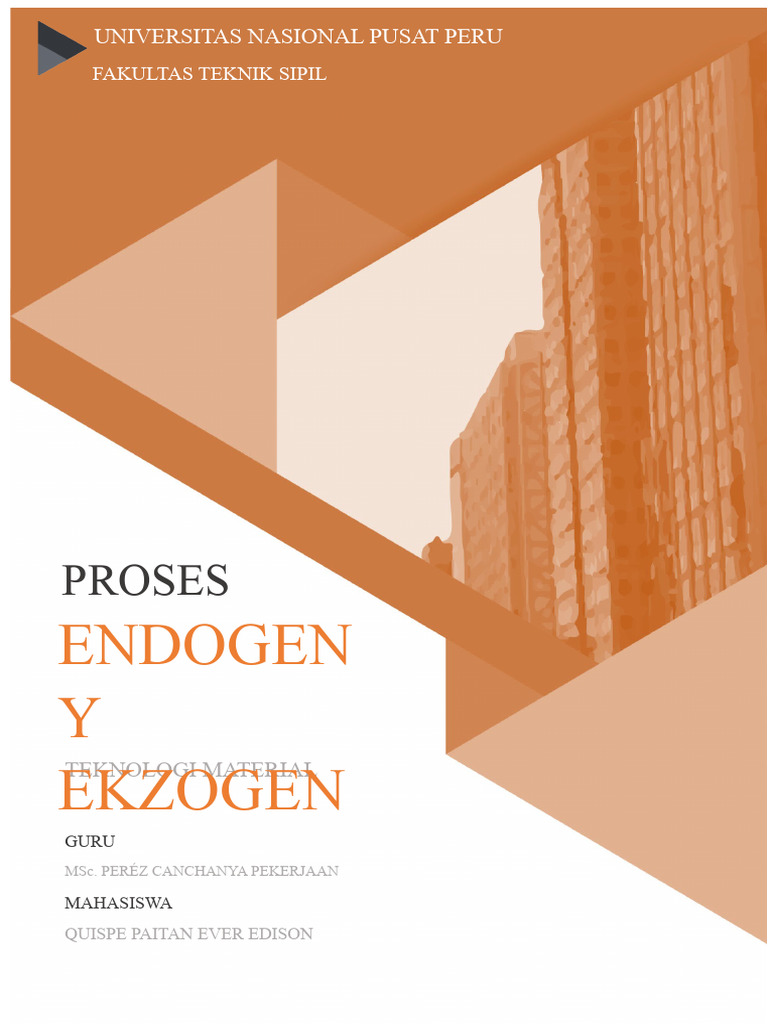 Proses Endogen dan Eksogen Bumi | PDF