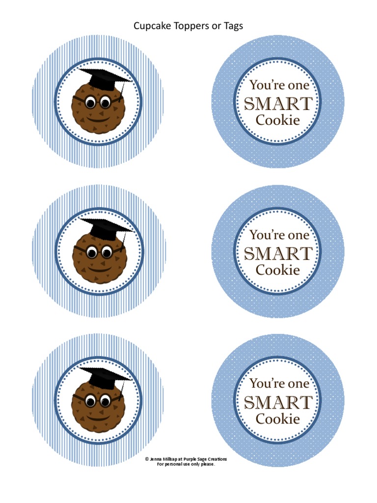 FREE Smart Cookie Party Printable Set | PDF