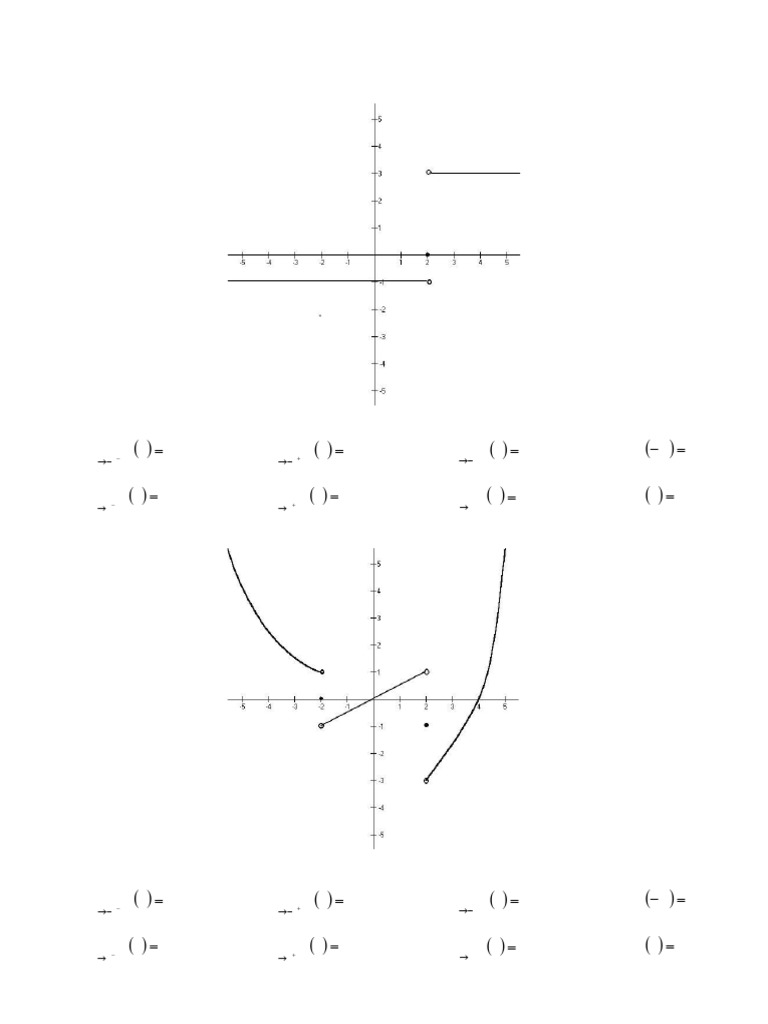 Julia Liu - Day 3 HW - Graphing Function Behavior and Limits | PDF