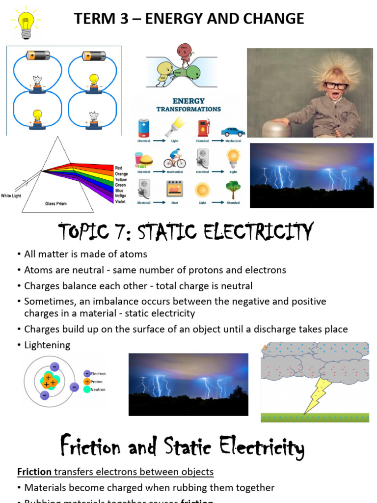 Understanding Static Electricity for Grade 8 | PDF | Electric Charge ...
