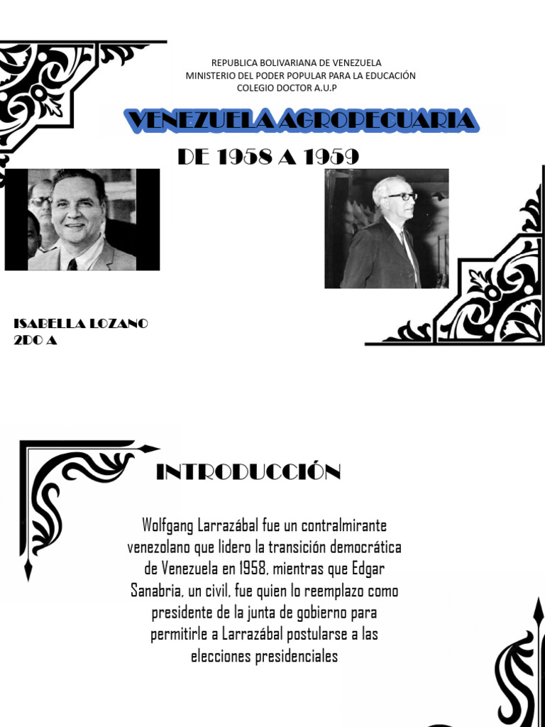 Isabella Lozano 2do A | PDF | Venezuela | Gobierno