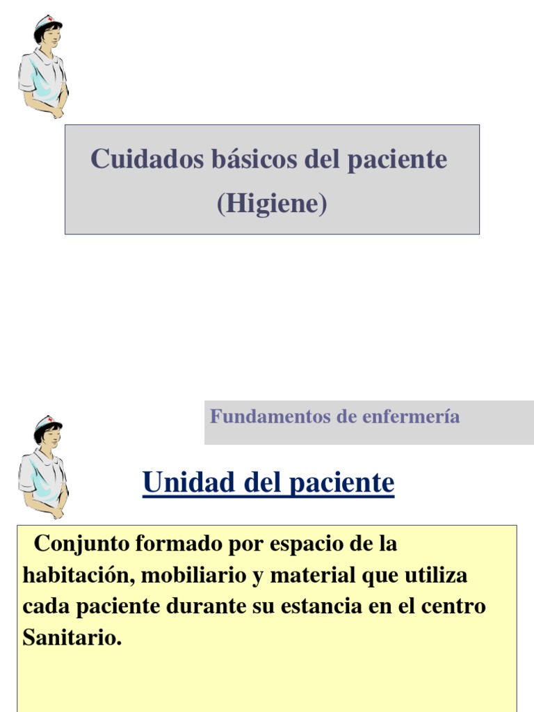Cuidados Básicos del Paciente | PDF | Salud y bienestar | Medicina