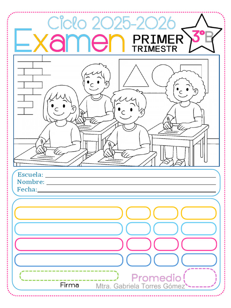 3b Examen 1er Trimestre 2025 - 084843 | PDF