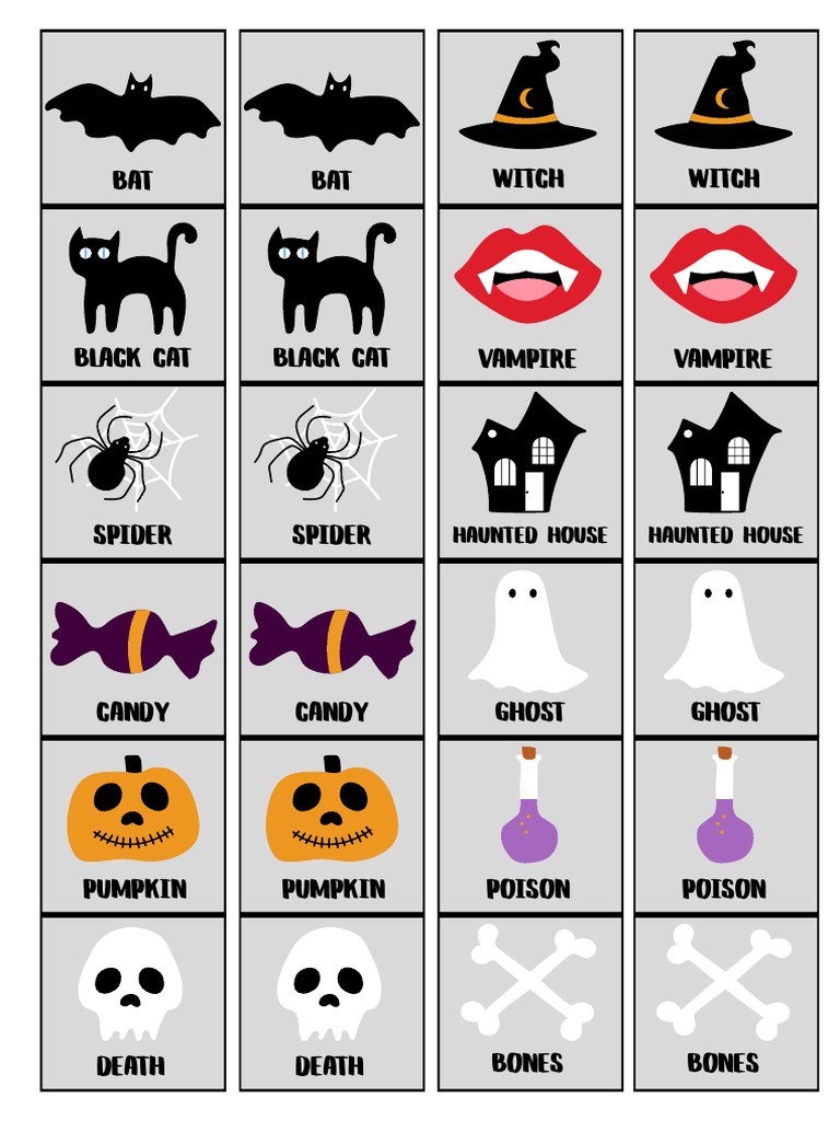 Halloween Memory | PDF