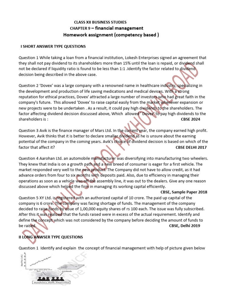 CH 9 Assignment | PDF | Dividend | Capital Structure